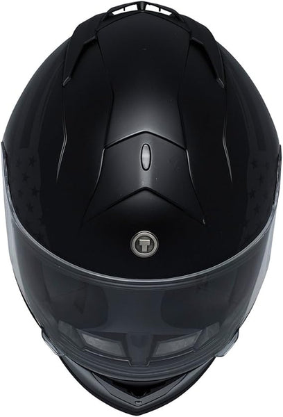 Torc T14 Mako Full Face Helmet Large - Flag Flat Black – CG Automotive ...